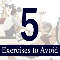 5 Exercises to avoid as well alternative methods for a safer workout